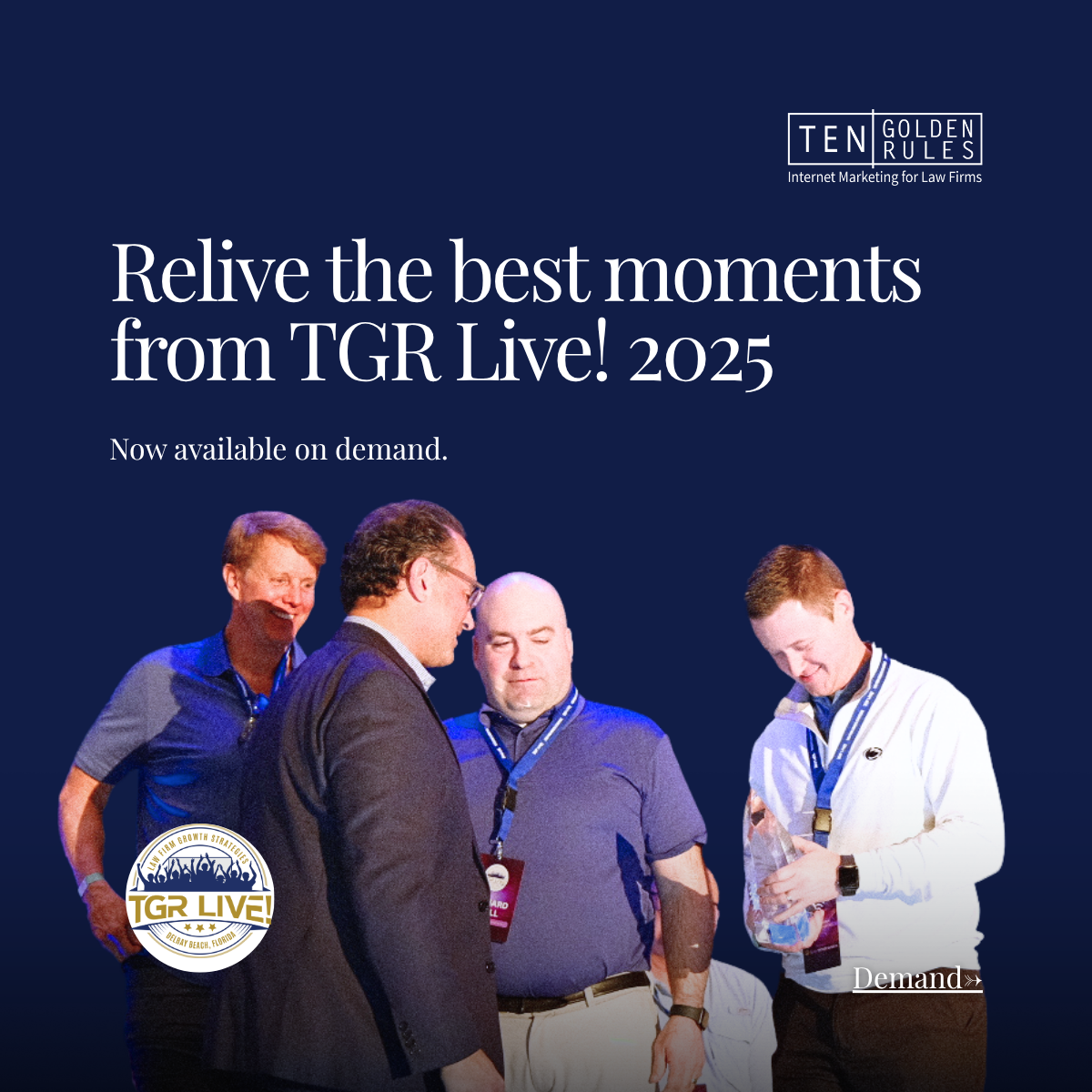 TGR Live! 2025: Growth Strategies for Law Firms — Now Available on ...